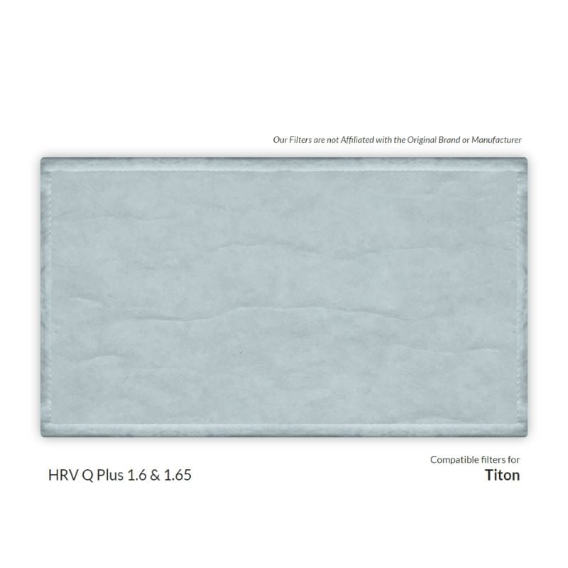 Titon HRV Q Plus 1.6 & 1.65 Compatible Replacement Filter Set - MVHR.shop
