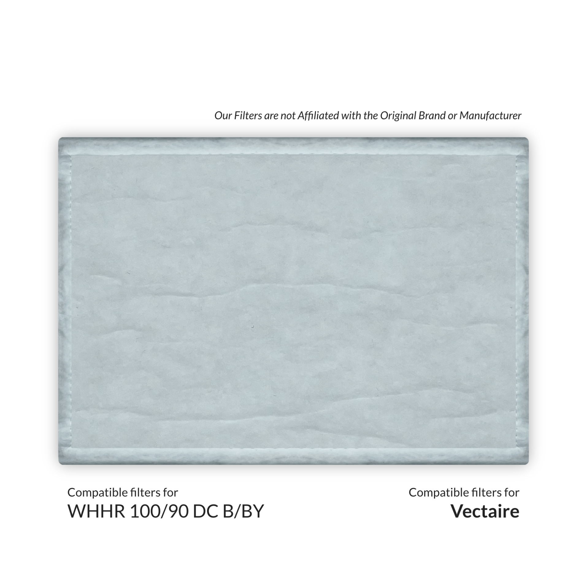 Vectaire WHHR 100/90 DC B/BY Compatible Replacement Filter Set - MVHR.shop