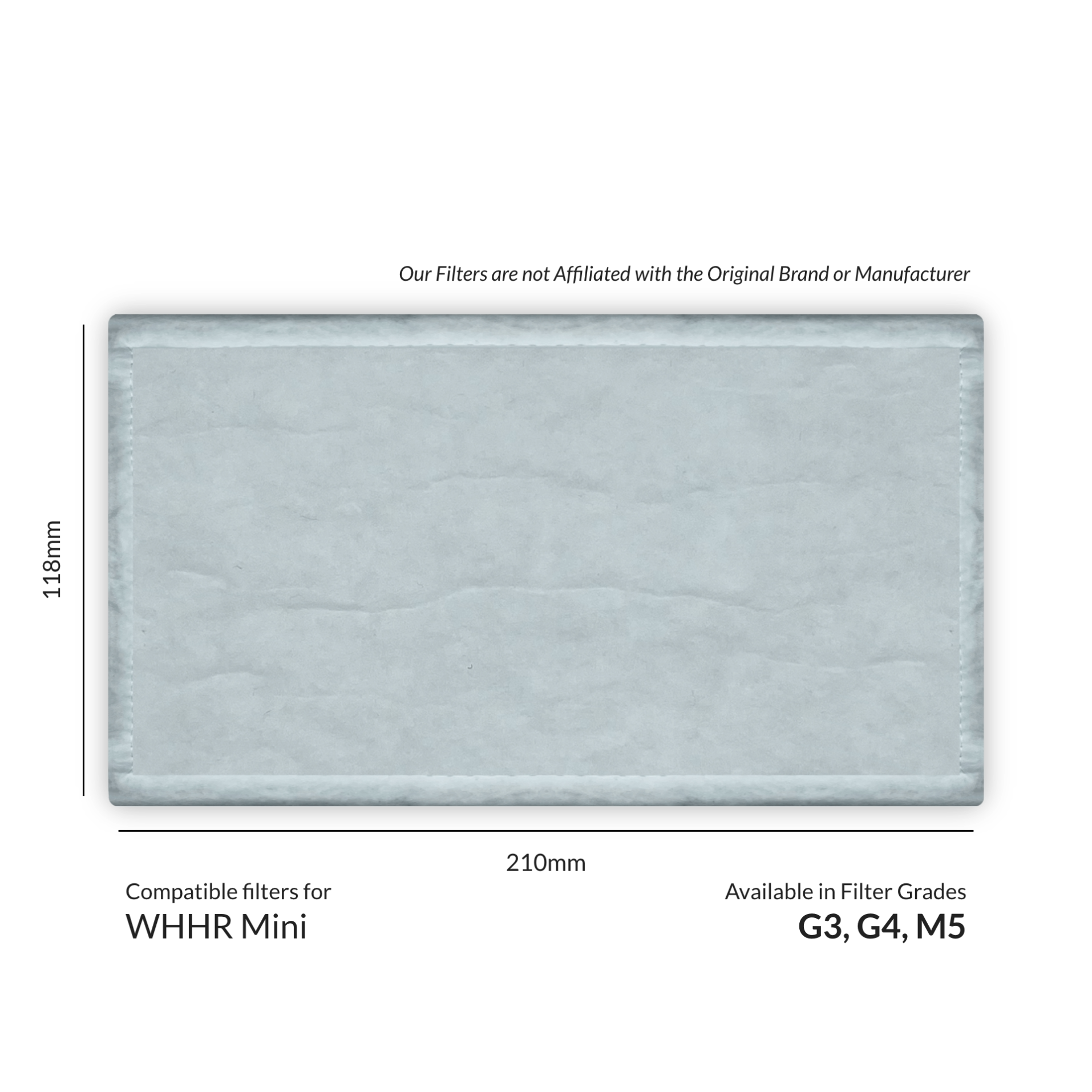 Vectaire WHHR Mini Compatible Replacement Filter Set - MVHR.shop