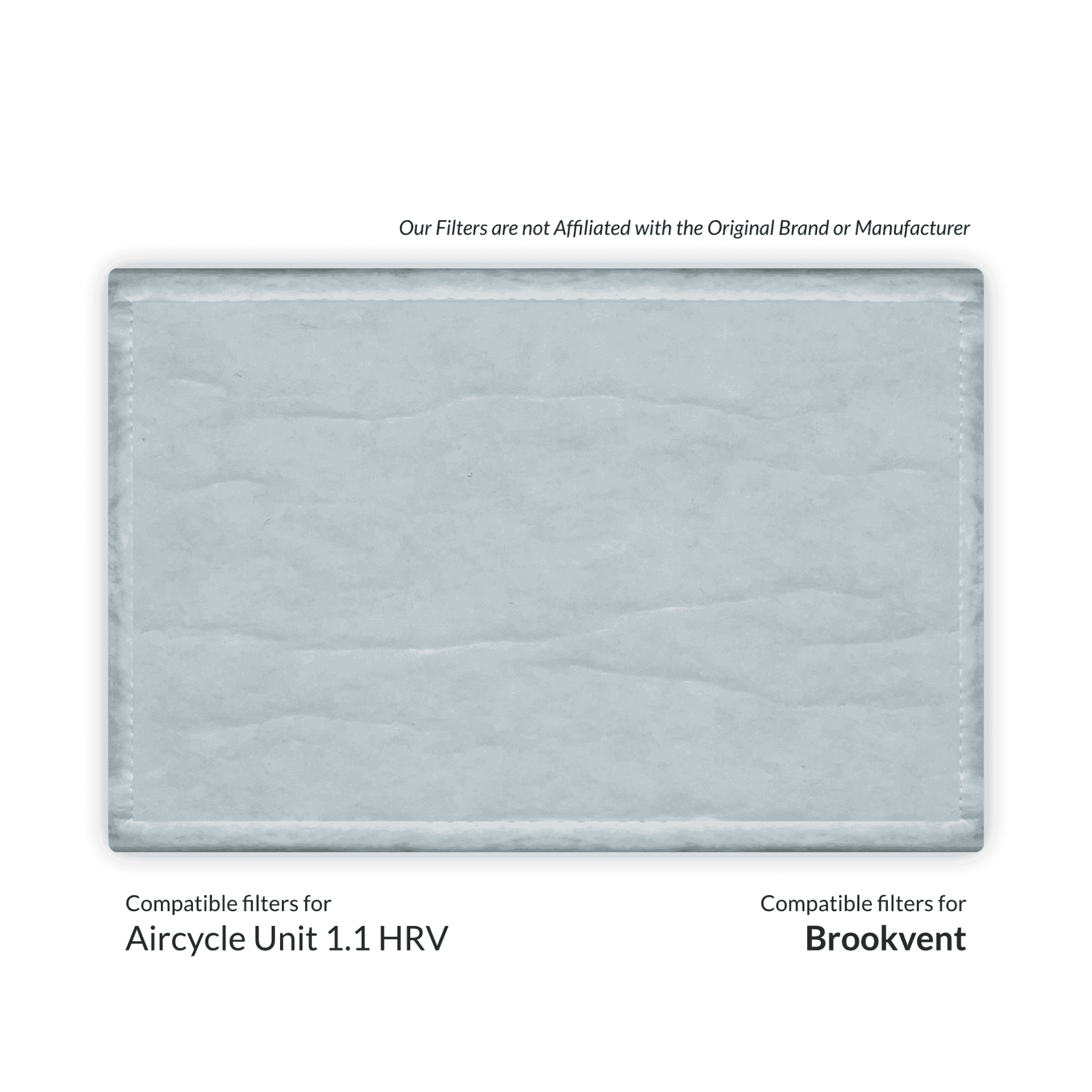 Brookvent Aircycle 1.1, 1.2 & 1.3 HRV Replacement Filter Set - MVHR.shop